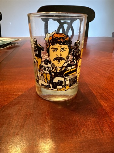 Pittsburgh Steelers McDonald's Swann Webster Cocktail Rocks Glass 50th ...
