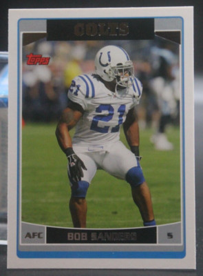 Bob Sanders (Colts/Iowa Hawkeyes) - 2006 Topps #97 | eBay
