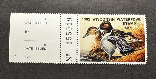 WTDstamps - 1982 WISCONSIN - Lot3 - State Duck Stamp - Mint OG NH ...