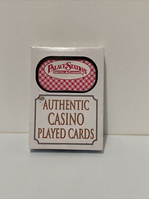 Palace Station Casino Playing Cards Red Played Deck Las Vegas Nevada | eBay