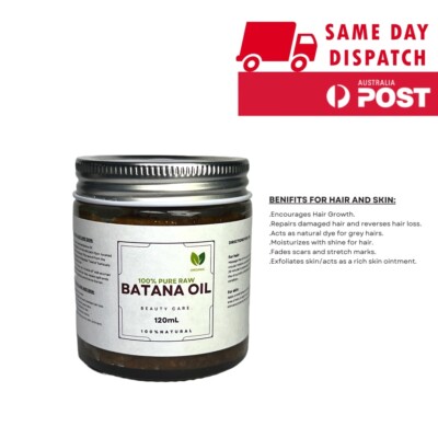 100% Real BATANA OIL - PURE RAW BEAUTY CARE - PURE 100% Organic Batana ...
