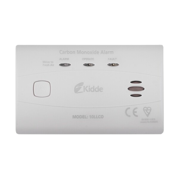 Kidde 10Y29 Optical Smoke Alarm & K10LLCO Carbon Monoxide Detector ...