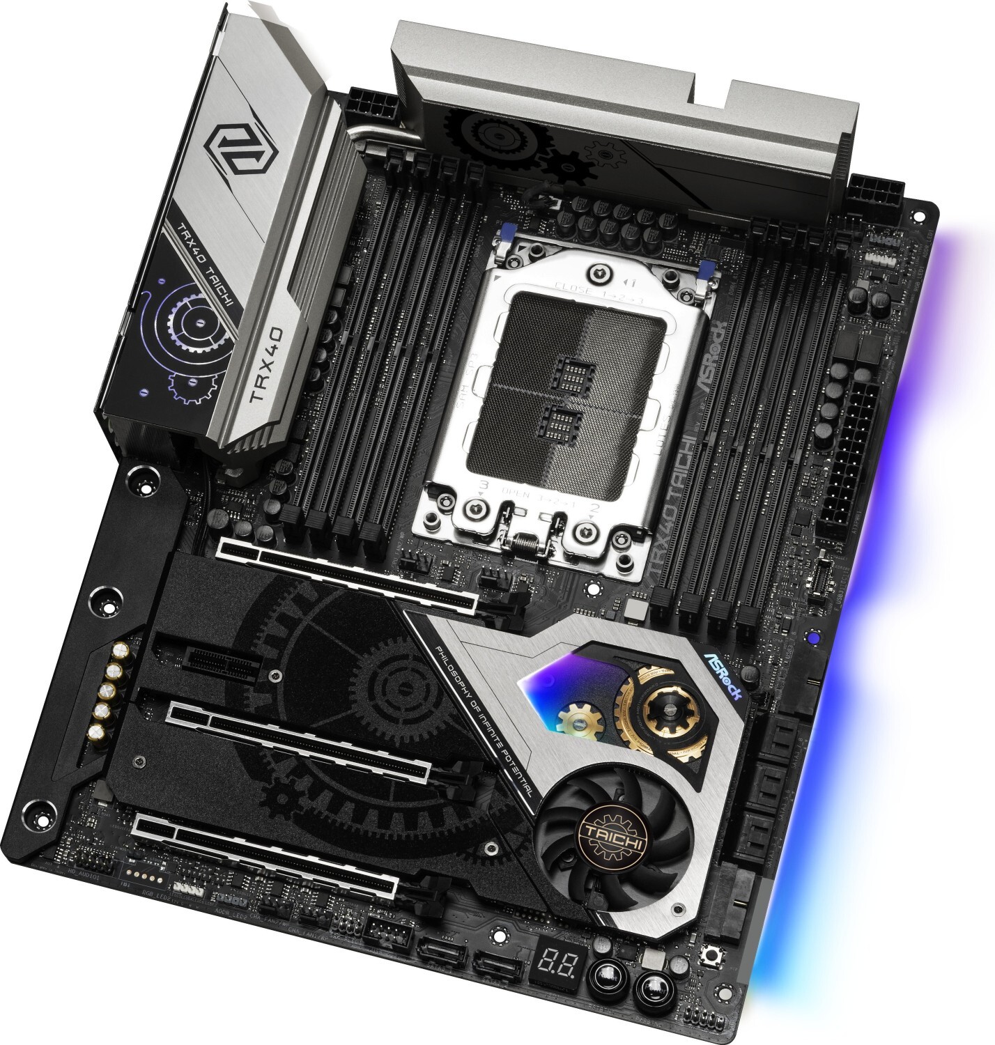 ASRock TRX40 Taichi Mainboard AMD TRX40 Sockel sTRX4 ATX DDR4 M.2 USB 3 ...