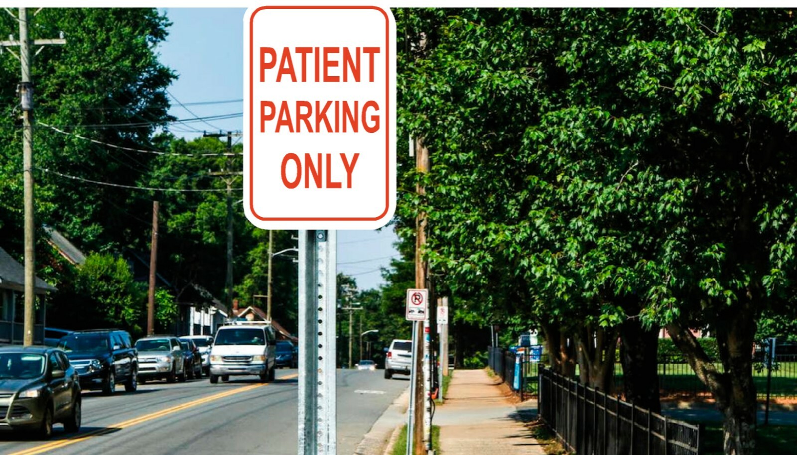 Patient Parking Only Sign 12" x 18" Aluminum Parking Lot Road Street ...