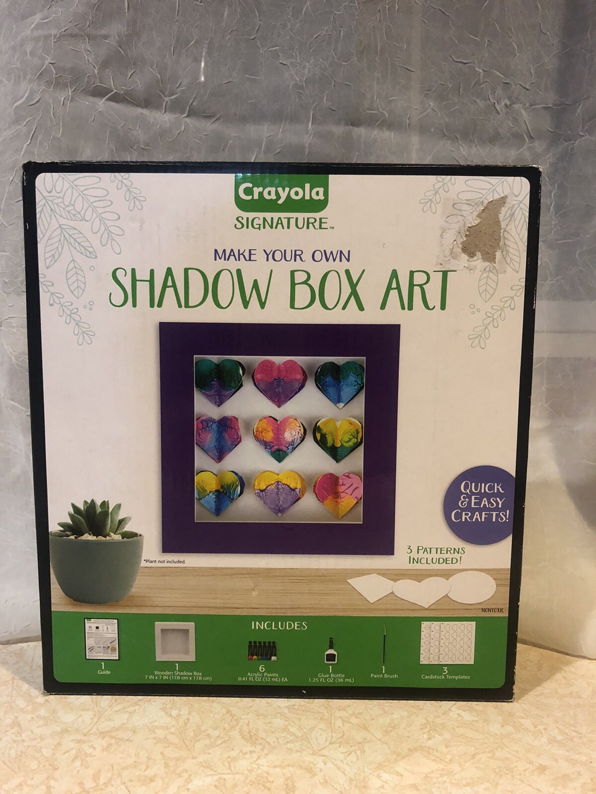 Crayola Signature 13 Piece DIY Make Your Own Shadow Box Art New Quick ...