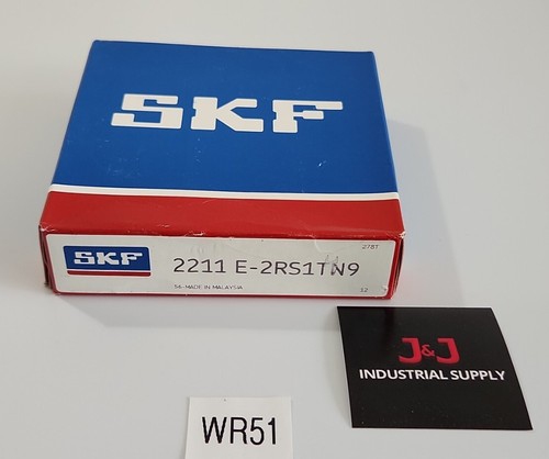 *BRAND NEW* SKF 2211 E-2RS1TN9 Self-Aligning Ball Bearing 55mm Bore ...