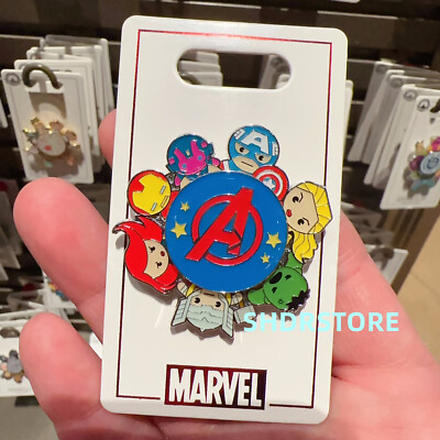 Disney Pin authentic 2022 marvel spinner shanghai disneyland | eBay