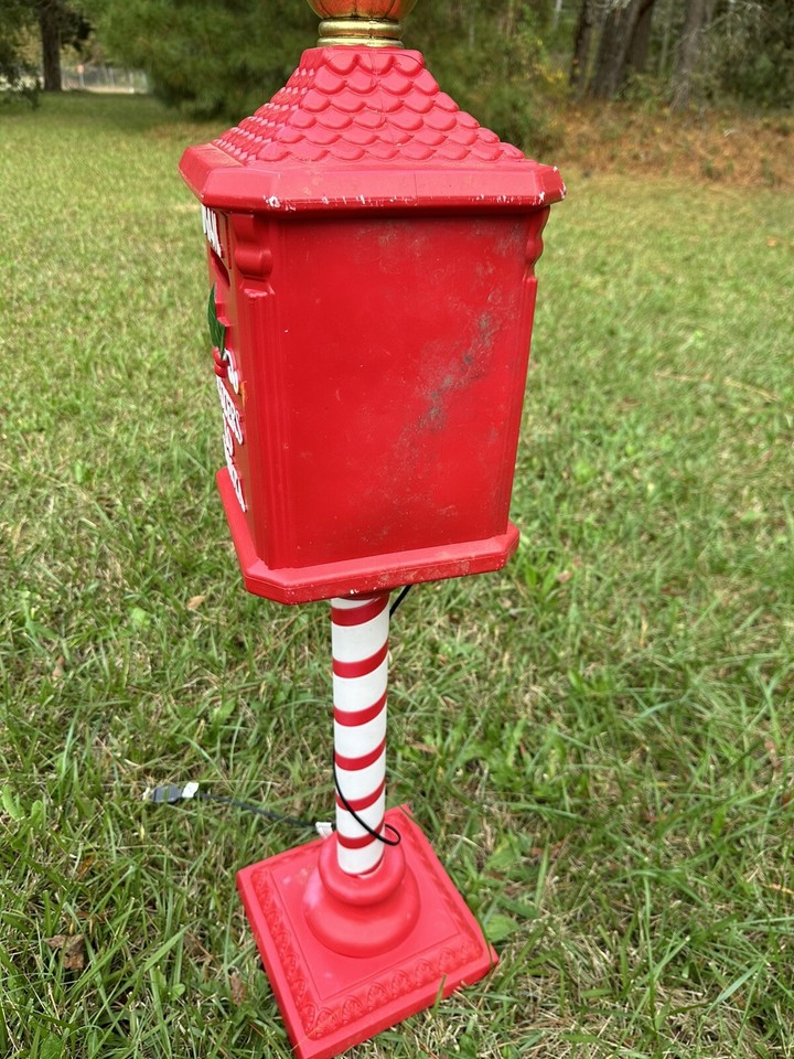 Letters To Santa Mailbox Lighted Blow Mold Holiday Living Christmas ...