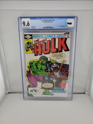 Incredible Hulk # 271 CGC 9.6 White Marvel 1982 1st Rocket Racoon 🔑 ...
