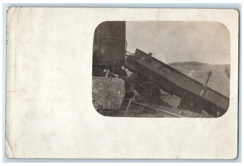 c1910's Train Wreck Accident Cedar Rapids Iowa IA RPPC Photo Unposted ...