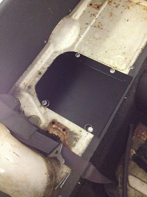 HINGED BATTERY BOX LID COVER for MGB. Easy-Open-Easy-Close! MGBGT Dzus ...