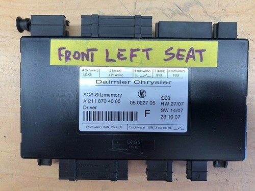 Mercedes E350 W211 Driver seat control module 2118704085 | eBay