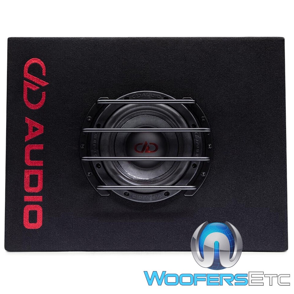 DD AUDIO LEST06d SHALLOW SLIM 6.5" 500W PORTED ENCLOSURE SUBWOOFER BASS ...