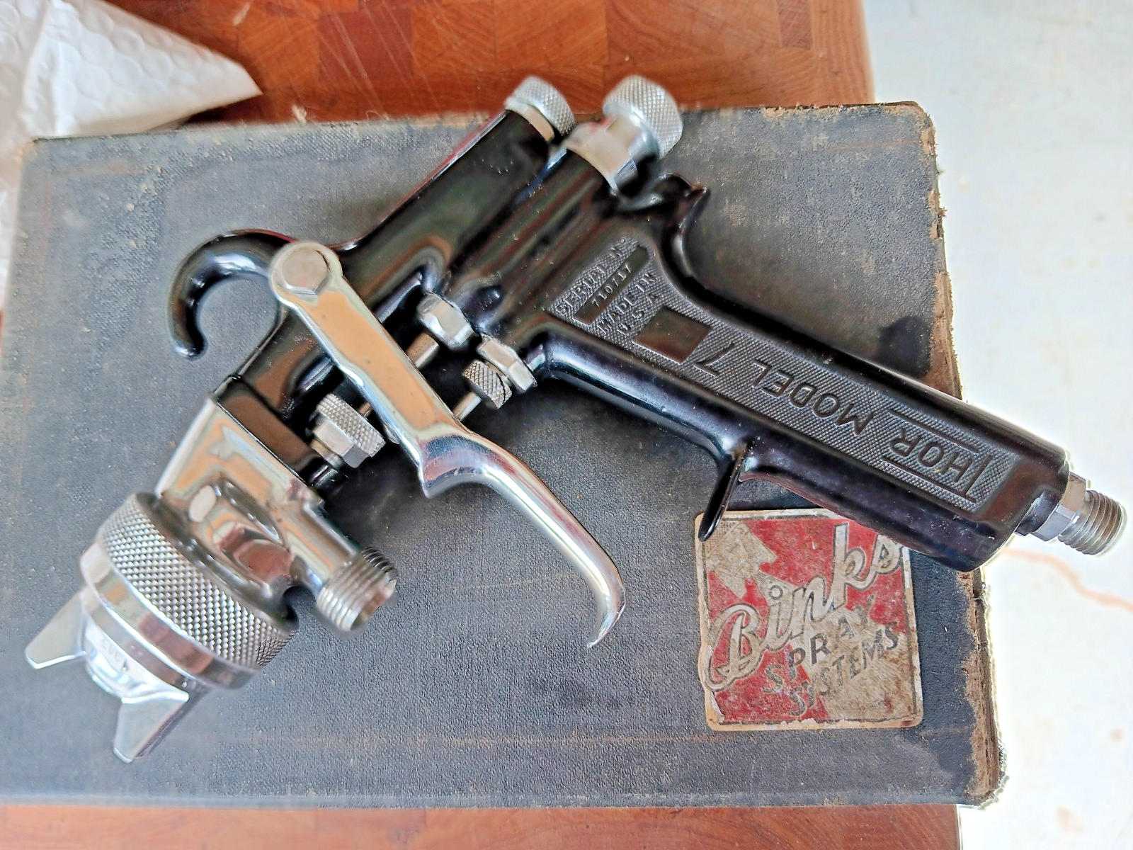 BINKS- MODEL 7 Paint spray Gun 34 | eBay