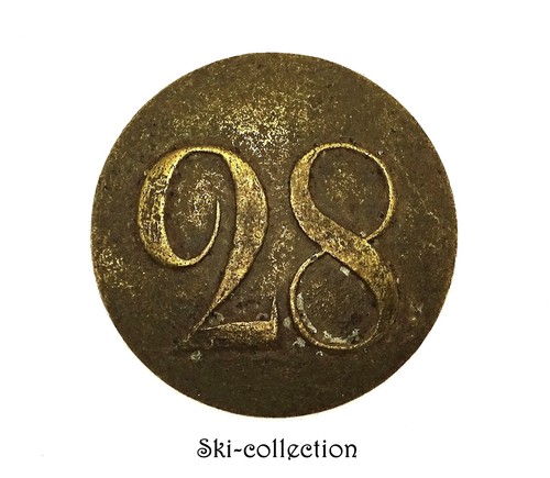 Empire Russe. Button 28° Regiment Infantry, Troupes (1833-1856) | eBay
