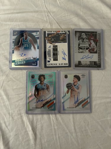 NBA Auto Rookie Cards: Kaleb Johnson Ish Smith JT Thor Malik Bowman ...