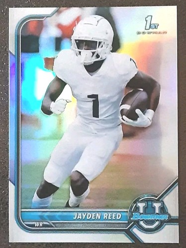 JAYDEN REED 2022 Bowman 1st # 57 Silver Spartans Packers. D1D | eBay