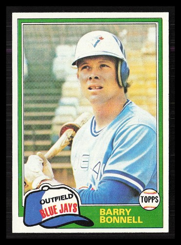 Barry Bonnell 1981 Topps #558 Toronto Blue Jays | eBay