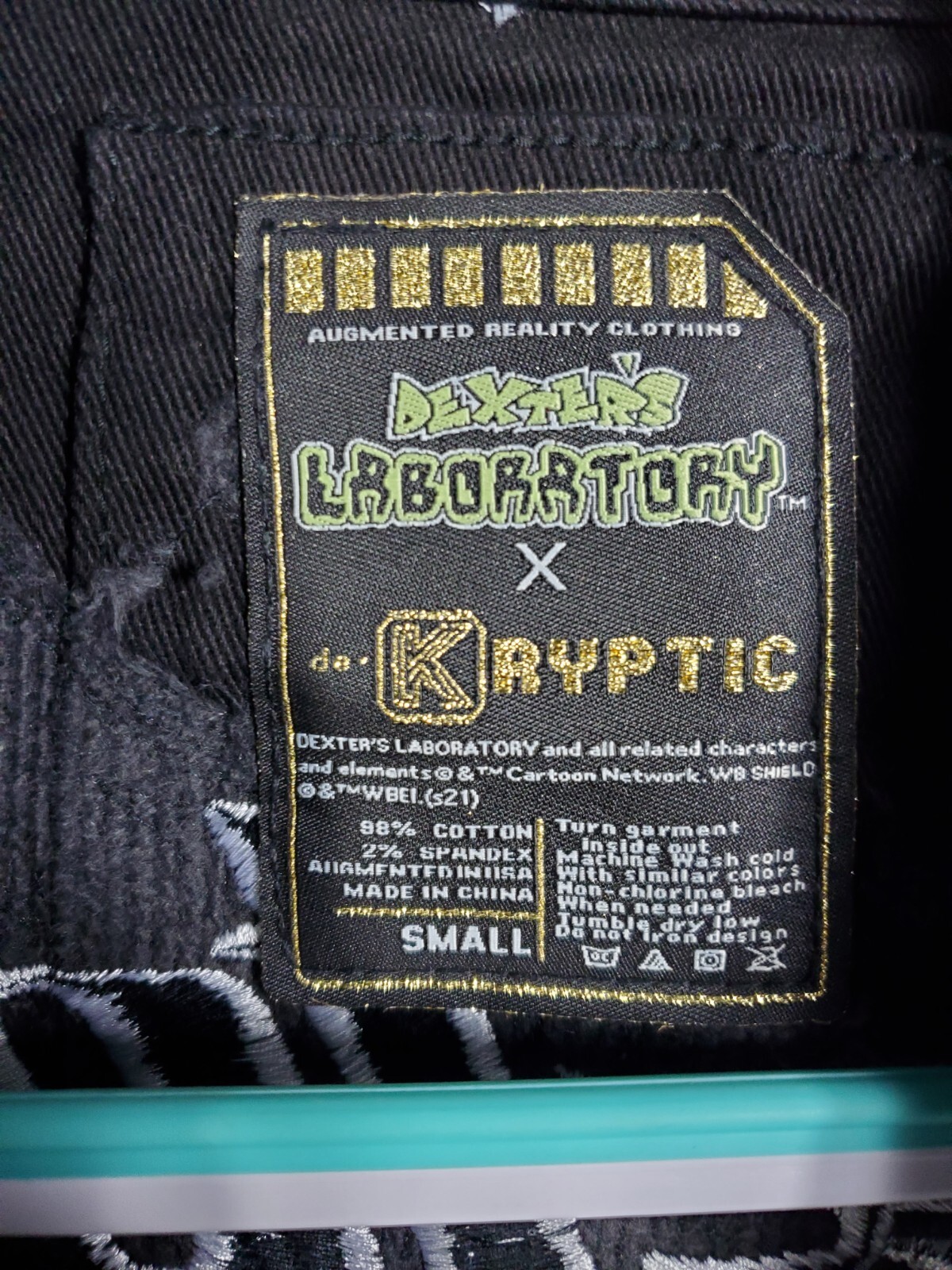 Dexter's Laboratory Boy Genius Black Denim Jean Jacket Cartoon Network ...