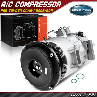 AC Compressor with Clutch for Toyota Camry 2009 2010 2011 2.4L 2.5L ...