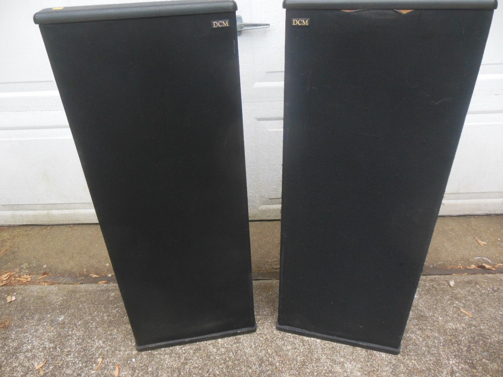 Pair Vintage DCM Timeframe Time Frame TF400 Floor Tower Speakers TF 400 ...