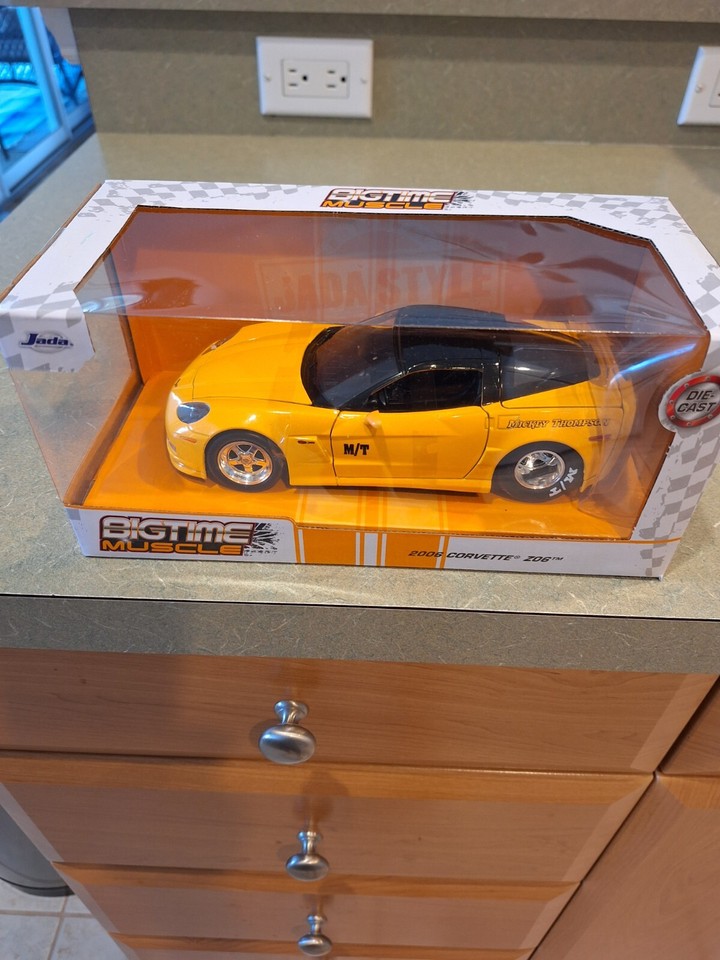 1/24 Jada Mickey Thompson 2006 Chevrolet Corvette Z06 Diecast Model ...