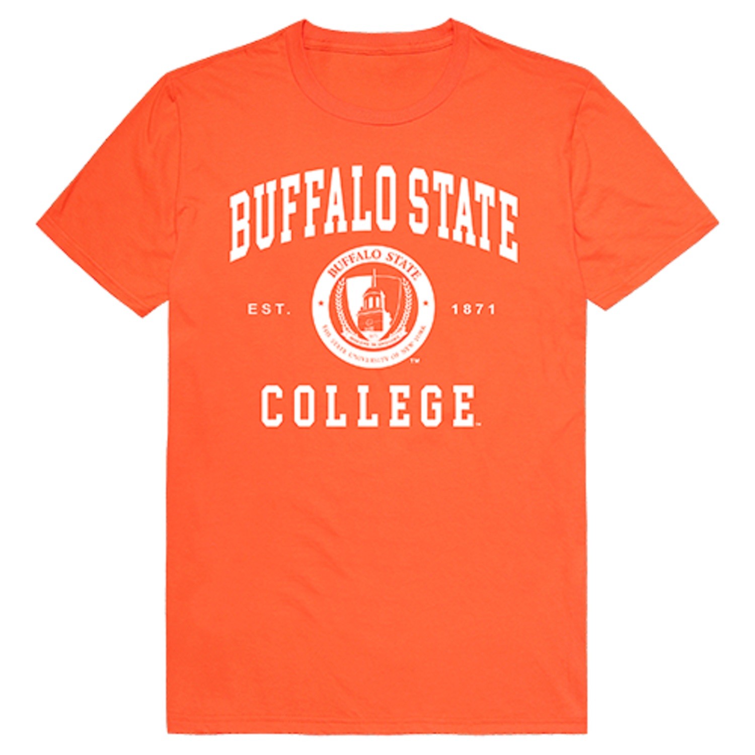 Buffalo State College Bengals NCAA Cotton College Logo Licensed T-Shirt ...