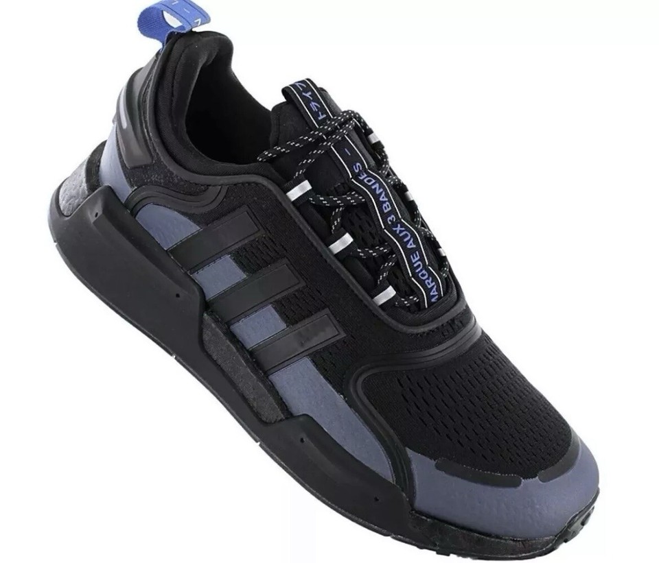 Adidas Men’s NMD V3 Originals 'Black Blue Metallic' HQ4447 Sneakers ...