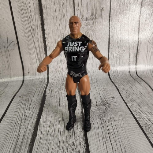 WWE The Rock Dwayne Johnson Talking Action Figure 2016 Mattel | eBay