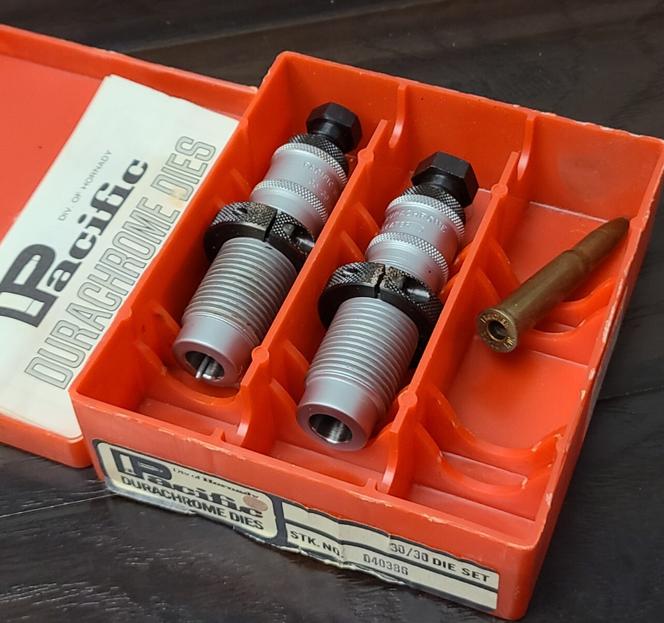 Pacific Durachrome 30/30 Winchester Reloading Die Set, 2 Dies | eBay