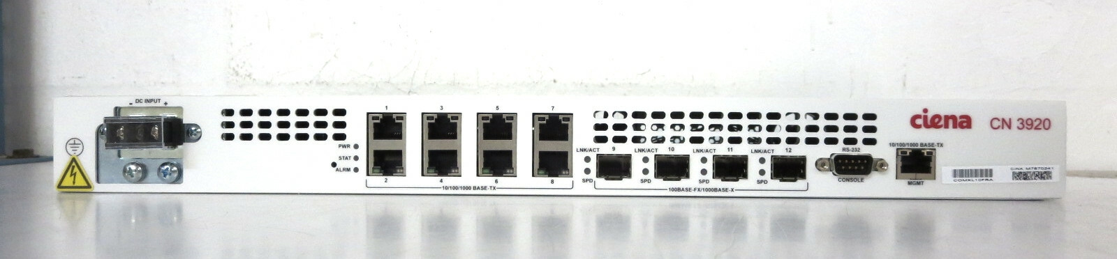 CIENA 170-3920-901 CN3920 Service Delivery Switch 8 Network, 4 ...