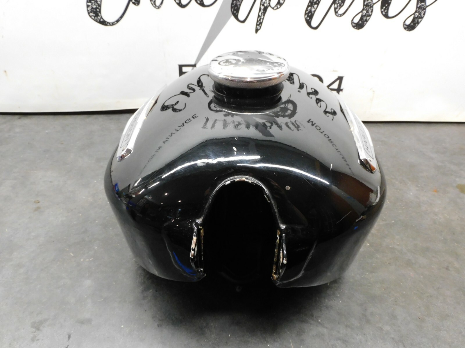 Harley Davidson Sportster K Model Early Turtle Gas Tank 2485 | eBay