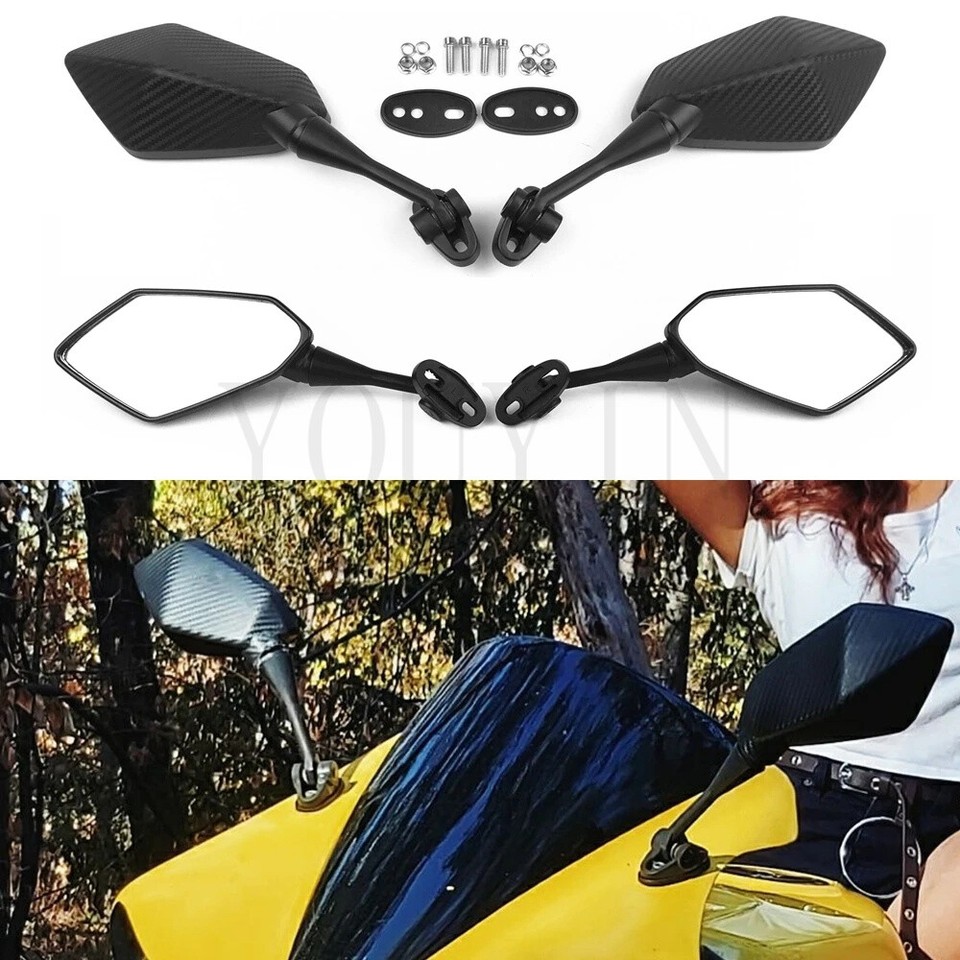 Motorcycle Rear View Mirror Carbon Mirrors For BMW S1000 S1000R S1000RR ...