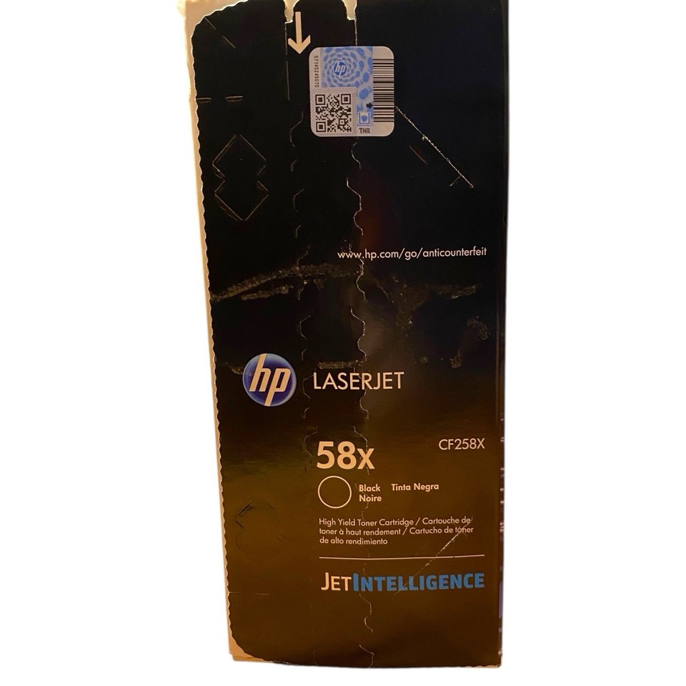 HP 58X (CF258X) Black High Yield Toner Cartridge For HP LaserJet Exp ...