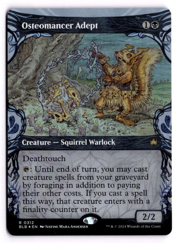 Osteomancer Adept (Showcase) 312 Bloomburrow NM FOIL | eBay