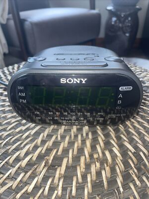 Sony Dream Machine Auto Time Set Dual Alarm Clock Radio ICF-C318 | eBay