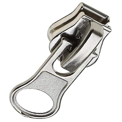 Spare Sliders Pullers for Plastic Chunky Zippers Size #5 Black Silver ...