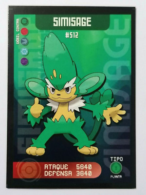 CARD POKEMON EJ VOL. I #512 SIMISAGE 2020 Unova PERU South America ...