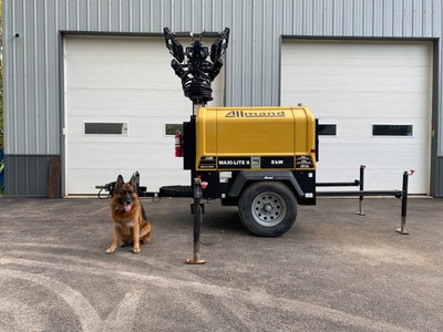 2020 Allmand Maxi-Lite II 8kW Towable Light Tower Generator Caterpillar ...