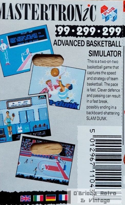 Advanced Basketball Simulator - Mastertronic - Commodore 64 / 128 | eBay