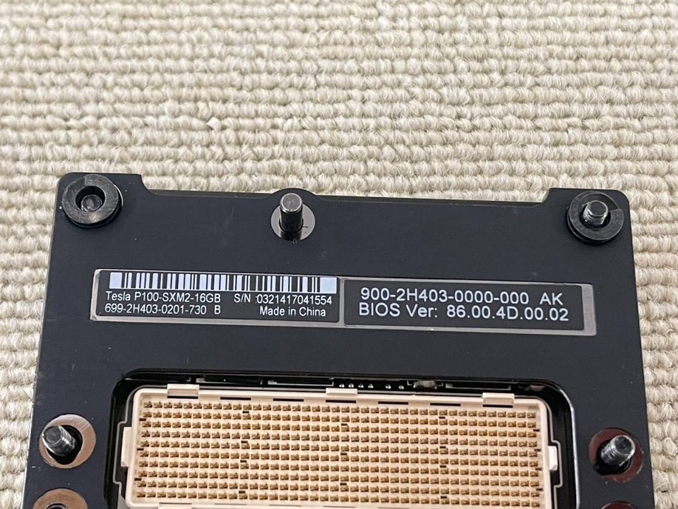 NVIDIA Tesla P100-SXM2-16GB HBM2 GPU NVLink Accelerator Card | eBay