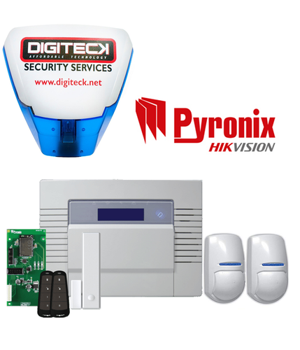 PYRONIX HIKVISION WIFI WIRELESS INTRUDER ALARM SYSTEM PHONE APP PET LCD ...