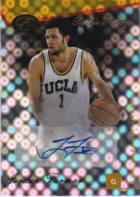 2006-07 Bowman Elevation Rookie Writing Autograph Gold Jordan Farmar ...