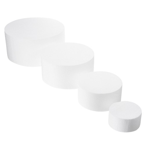 4Pcs Foams Cake Molds Dummy Cake Practice Round Discs Diy Projects | eBay