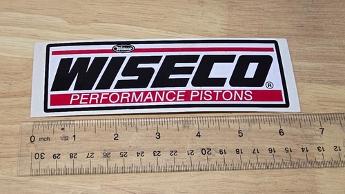 Vintage WISECO Performance Pistons Auto Racing Stick-On Sticker Decal 6 ...