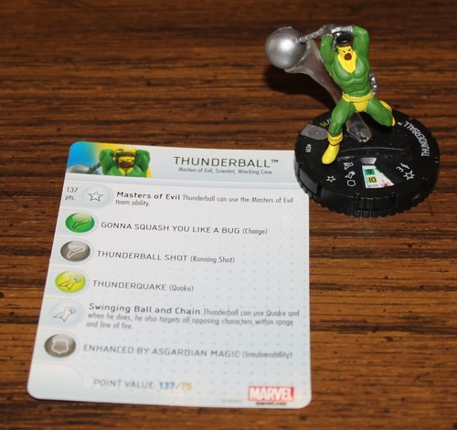 Heroclix Invincible Iron Man Thunderball Rare Figure 039 | eBay