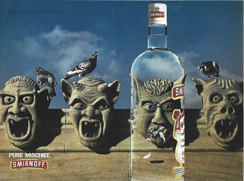 Smirnoff Vodka Pure Mischief Print Ad, Smirnoff Vodka Magazine Ad | eBay