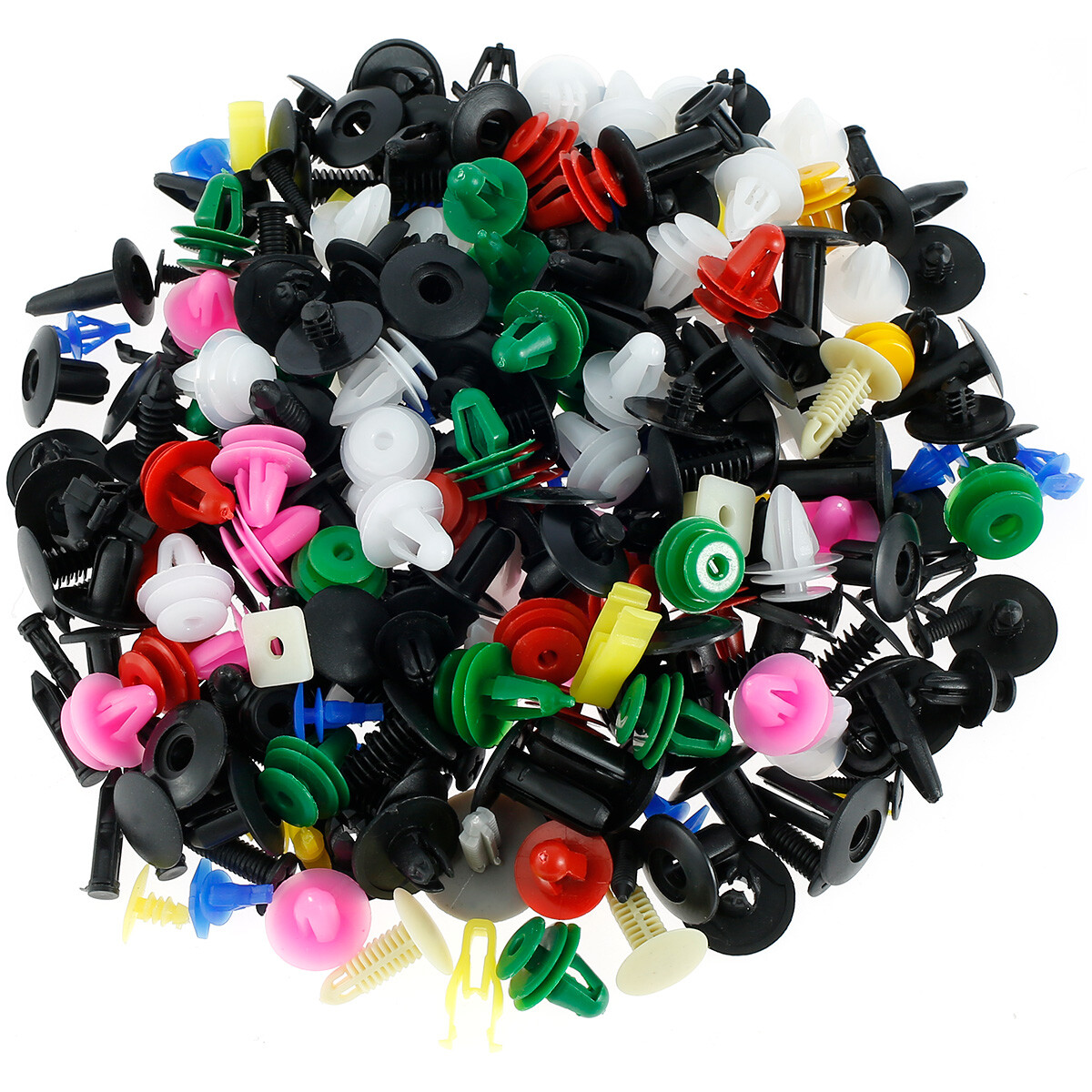 200Pcs Mixed Color Universal Car Bumper Clips Plastic Car Retainer { | eBay