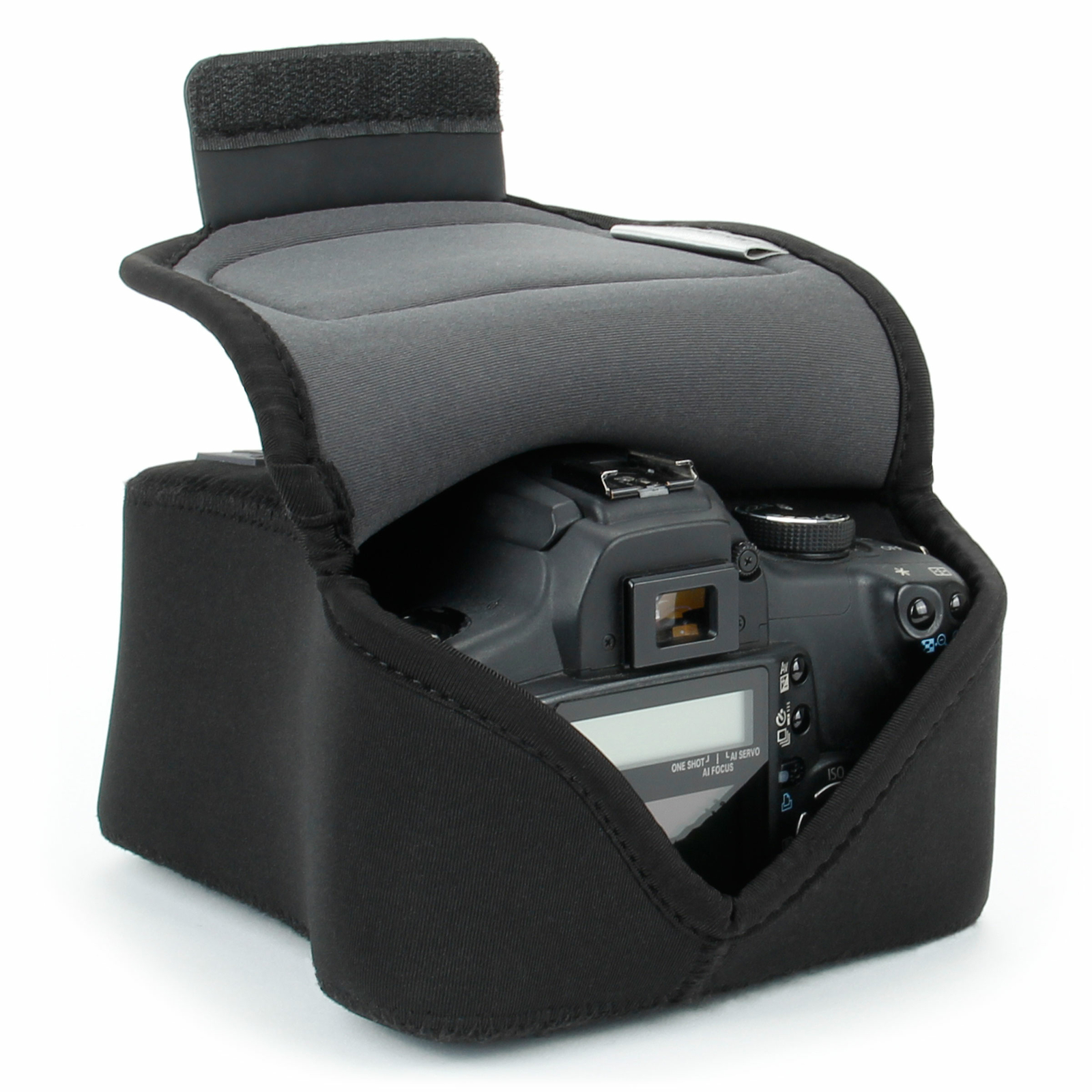 DSLR Camera Sleeve Case with Accessory Storage & Strap Openings | eBay