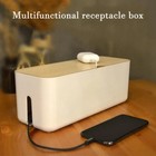 Plastic Wire Box Power Line Case Cable Tidy Storage Household Office ...
